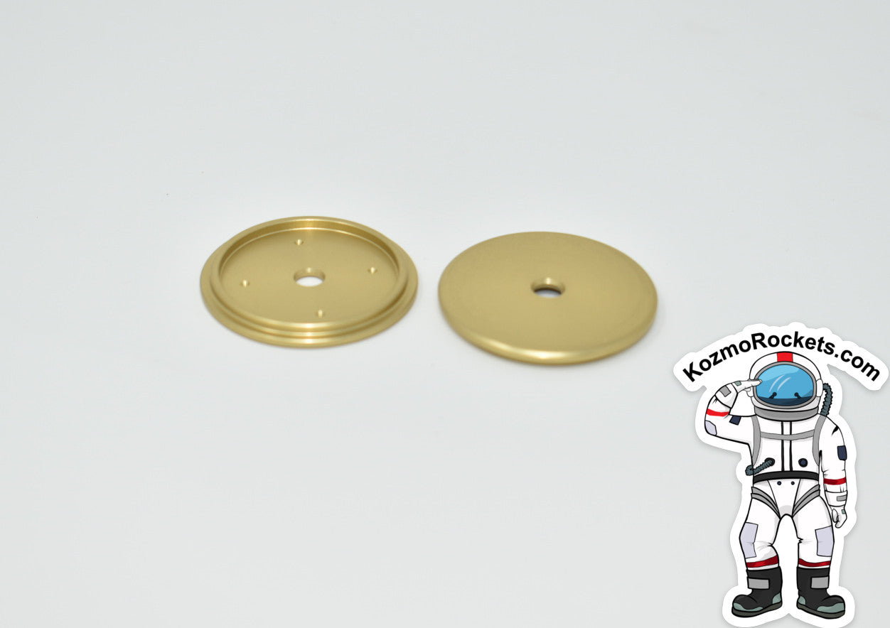 Kozmo 38mm Aluminum Stepped Bulkhead – BuyRocketMotors.com